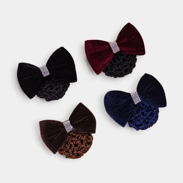 Gold Velvet Diamond Hair Net - Luxury hair adornments elegant jewelry
